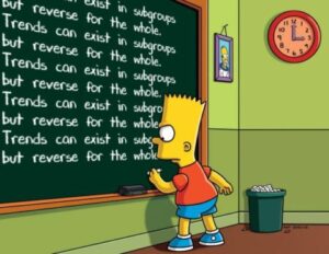 Paradoja de Simpson o cómo mal interpretar la estadística. – Databytics